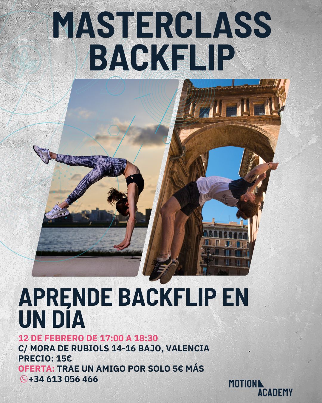 masterclass backflip en un día | Motion Academy